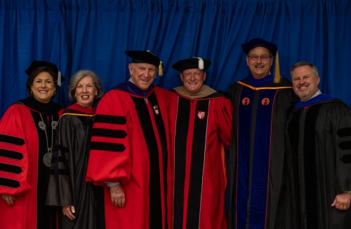 Roberts Confers an Honorary Doctor of Commercial Sciences on Dwight M ...